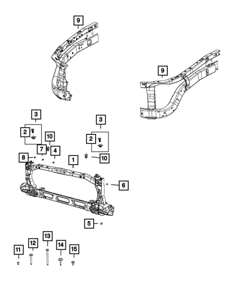 Radiator and Related Parts; Charge Air Cooler for 2021 Ram 1500 | Mopar ...