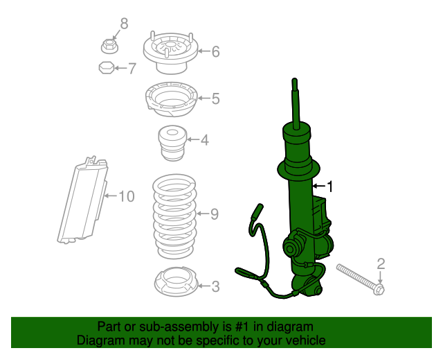 Genuine BMW 37-12-6-859-782 | Shock Absorber | FREE Shipping on Most ...