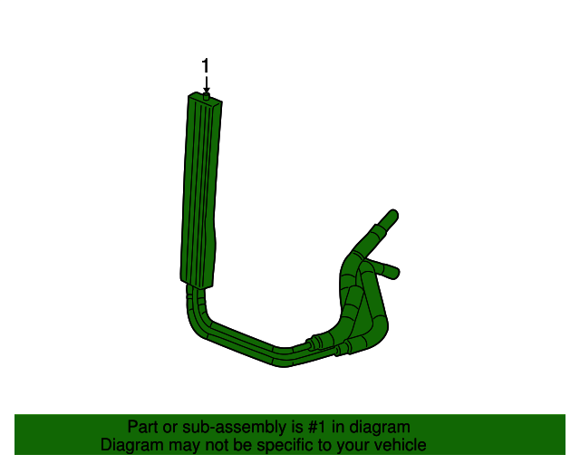 Power Steering Fluid Cooler 19431948 GM | GMPartsDirect.com