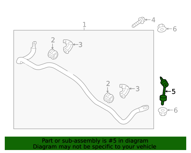 55530-S8000 - Stabilizer Link 2020-2023 Kia | Kia.Parts Store