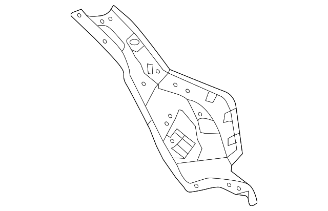 2013-2019 Nissan Pathfinder Inner Pillar - Passenger Side (RH) G7630 ...