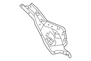 2013-2019 Nissan Pathfinder Inner Pillar - Driver's Side (LH) G7631 ...