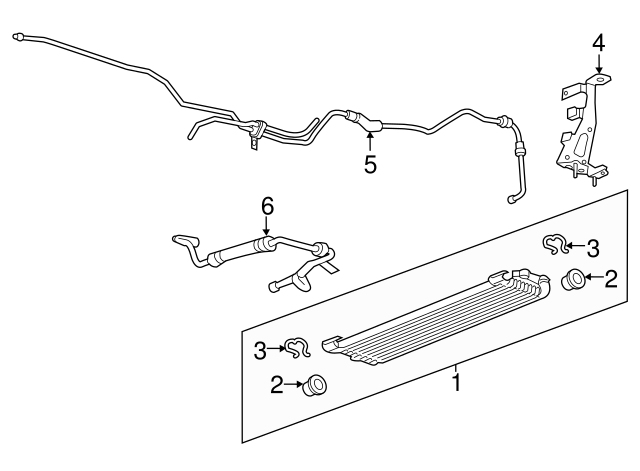 84318909 GM Oil Cooler Tube | GM Parts Store