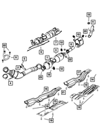 Exhaust System for 2008 Dodge Ram 3500 | My Mopar Parts