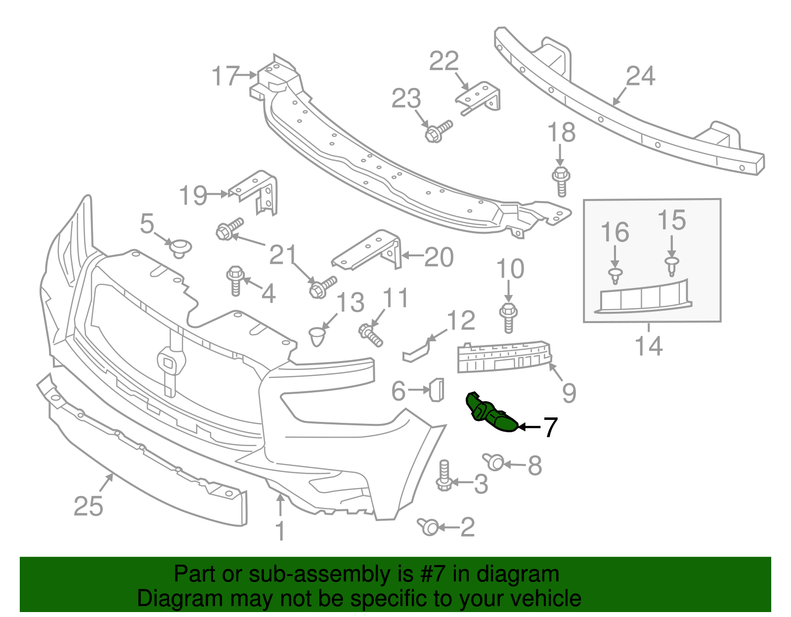2018-2020 Infiniti QX80 Side Bracket 62221-6GW0B | Faulkner Infiniti of ...