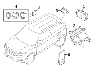 Genuine OEM Control Module Part# LR028448 Fits 2012-2013 Land Rover ...