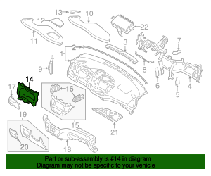 2016-2018 Hyundai Tucson Instrument Cluster Bezel 84720-D3000-TRY | OEM ...