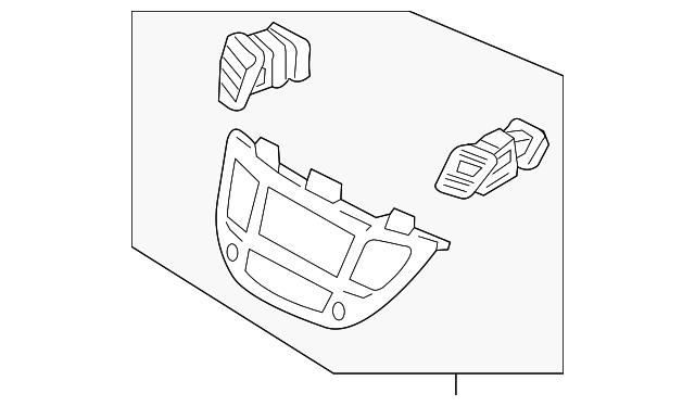 2016-2018 Hyundai Tucson Center Panel 84740-D3100-NS5 | OEM Parts Online