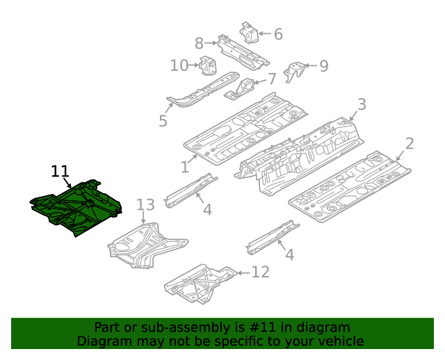 58165-WB001 - Under Cover - 2016-2020 Toyota | OEM Genuine Toyota Parts