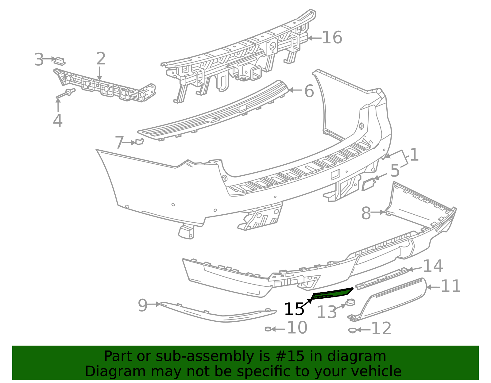 2021-2024 Cadillac Lamp 84945270 GM | GMPartsDirect.com