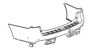 2021-2023 Cadillac Escalade Fascia 86533655 GM | GMPartsDirect.com