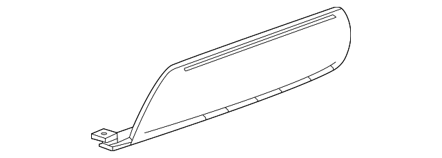 2021-2022 Cadillac Black Rear Bumper Fascia Trailer Hitch Cover ...