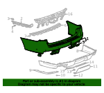 2021-2024 Cadillac Escalade Fascia 86533655 GM | GMPartsDirect.com