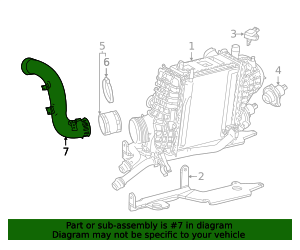 2020-2023 Mercedes-Benz Turbocharger Intercooler Pipe 260-090-06-00 ...