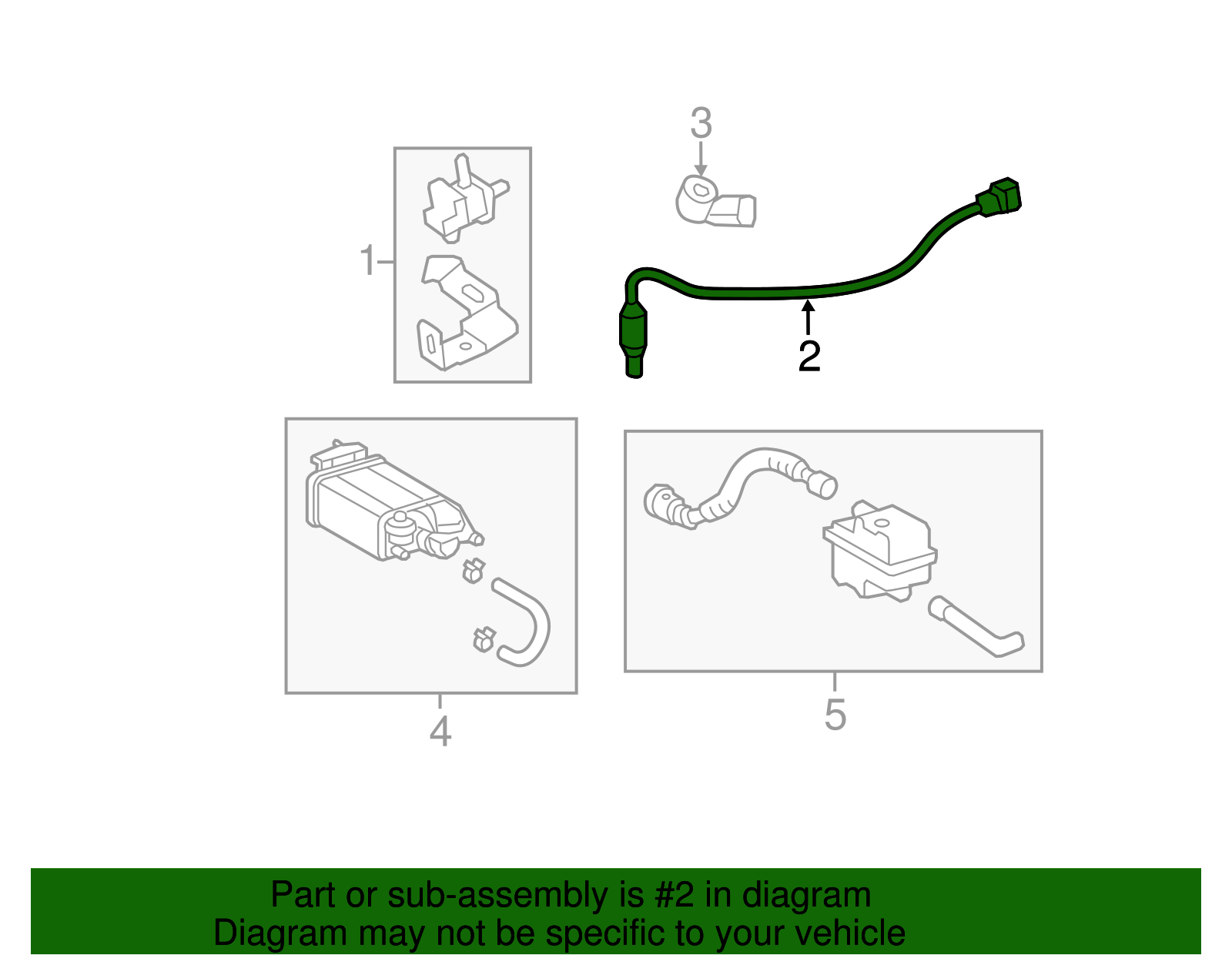 Genuine Toyota Oxygen Sensor part# 89465-06250 for 2007-2018 Toyota ...