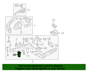 2018-2024 GM Passenger Side Body Front Suspension Support 84234581 GM ...