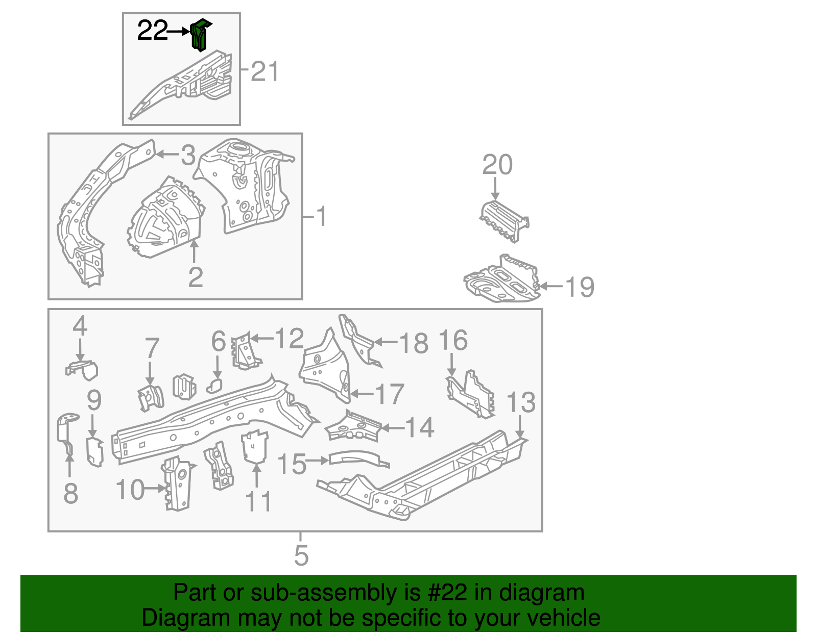 Buy Genuine GM Auto Parts - Bracket (Part # 23169452) | GM Parts Store
