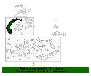 2018-2024 GM Front Rail 84054593 | GM Parts Center