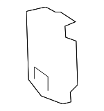 84752622 - Passenger Side Front Compartment Side Rail Bracket 2018-2024 ...