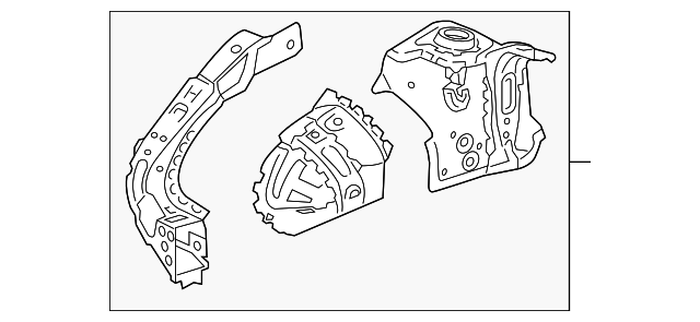 2018-2024 GM GM 84833100 Front Driver Side Wheelhouse Panel | GM Outlet