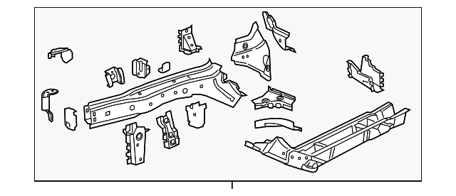 2018-2025 GM Passenger Side Front Compartment Side Rail 84752623 GM ...