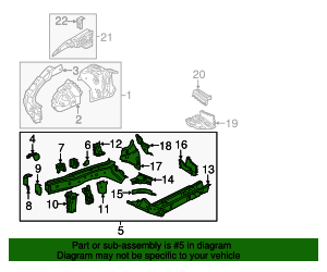2018-2020 GM Rail Assembly 84294374 | QuickParts