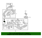 2018-2024 GM Driver Side Front Compartment Side Rail Bracket 84161000 ...