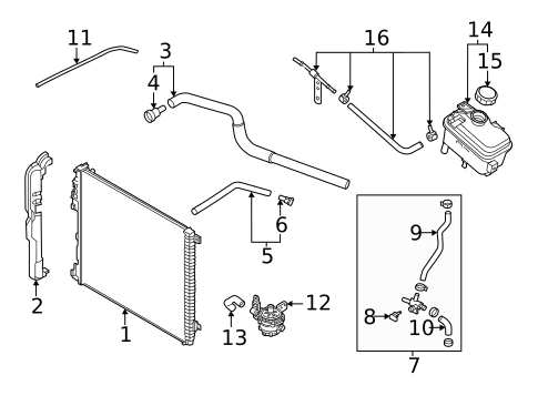Radiator & Components for 2022 Genesis GV70 | Hyundai OEM Parts Direct