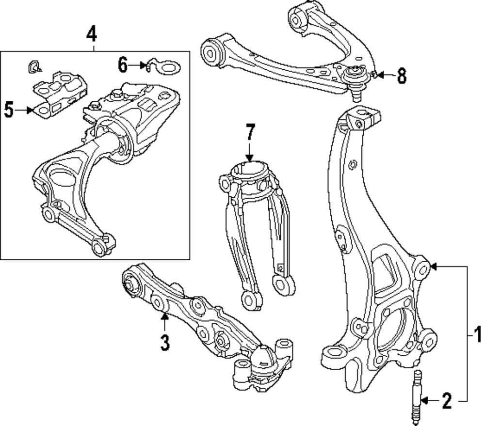 2024 Mazda CX-90 Rear Lower Control Arm Shim KBB6-34-2S2 | Retail ...