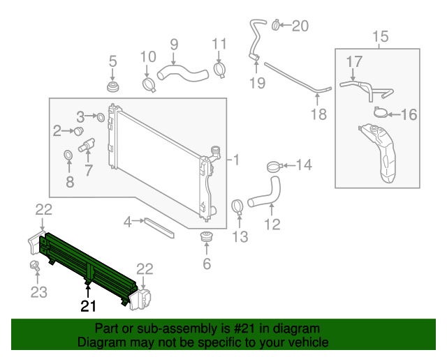 2020-2023 Subaru Impreza Shutter Assembly 52811FL20A | QuirkParts