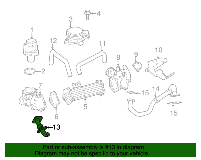 642-140-06-00 - Exhaust Pipe 2010-2022 Mercedes-Benz | AutoNationParts.com