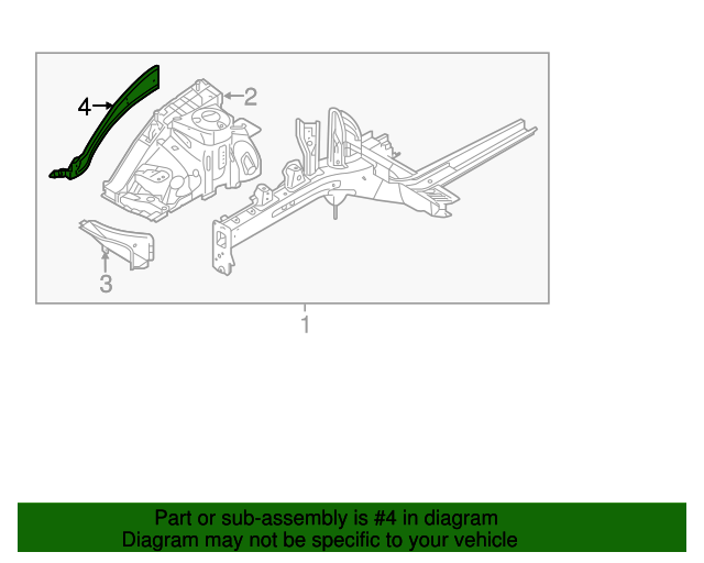 2016-2017 Hyundai Sonata Fender Rail 64573-C1000 | Conicelli Hyundai