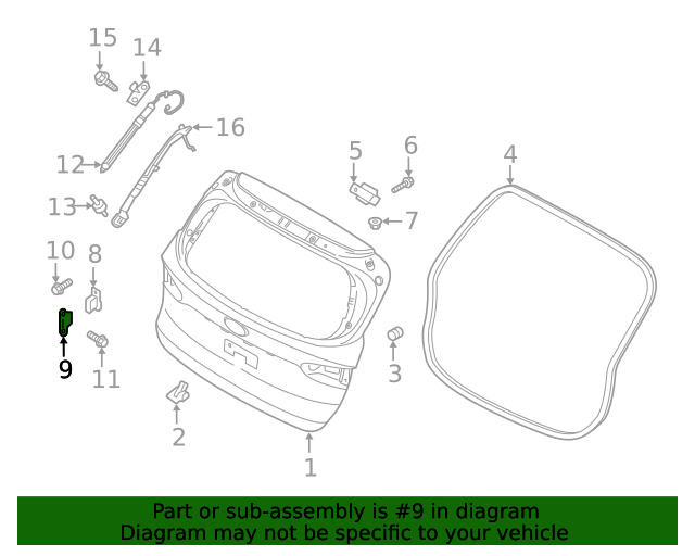 2016-2022 Hyundai Wedge 81738-C9000 | OEM Parts Online