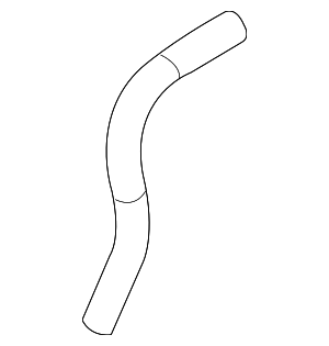 Genuine Toyota Engine Coolant Hose part# 16267-0P020 for 2006-2018 ...