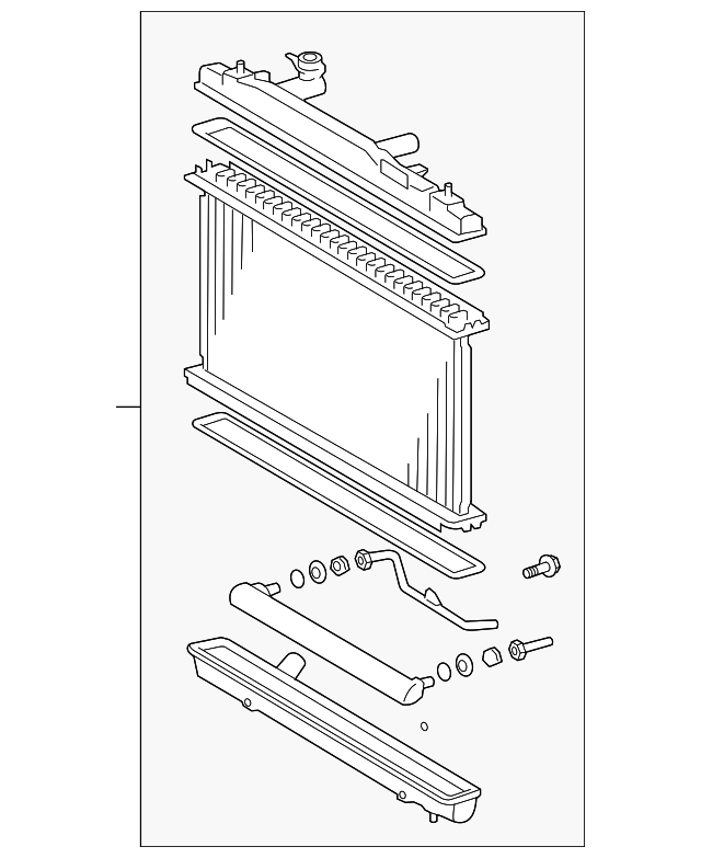 16400AD010 - Radiator Assembly 2005-2012 Toyota | Longo Toyota Parts