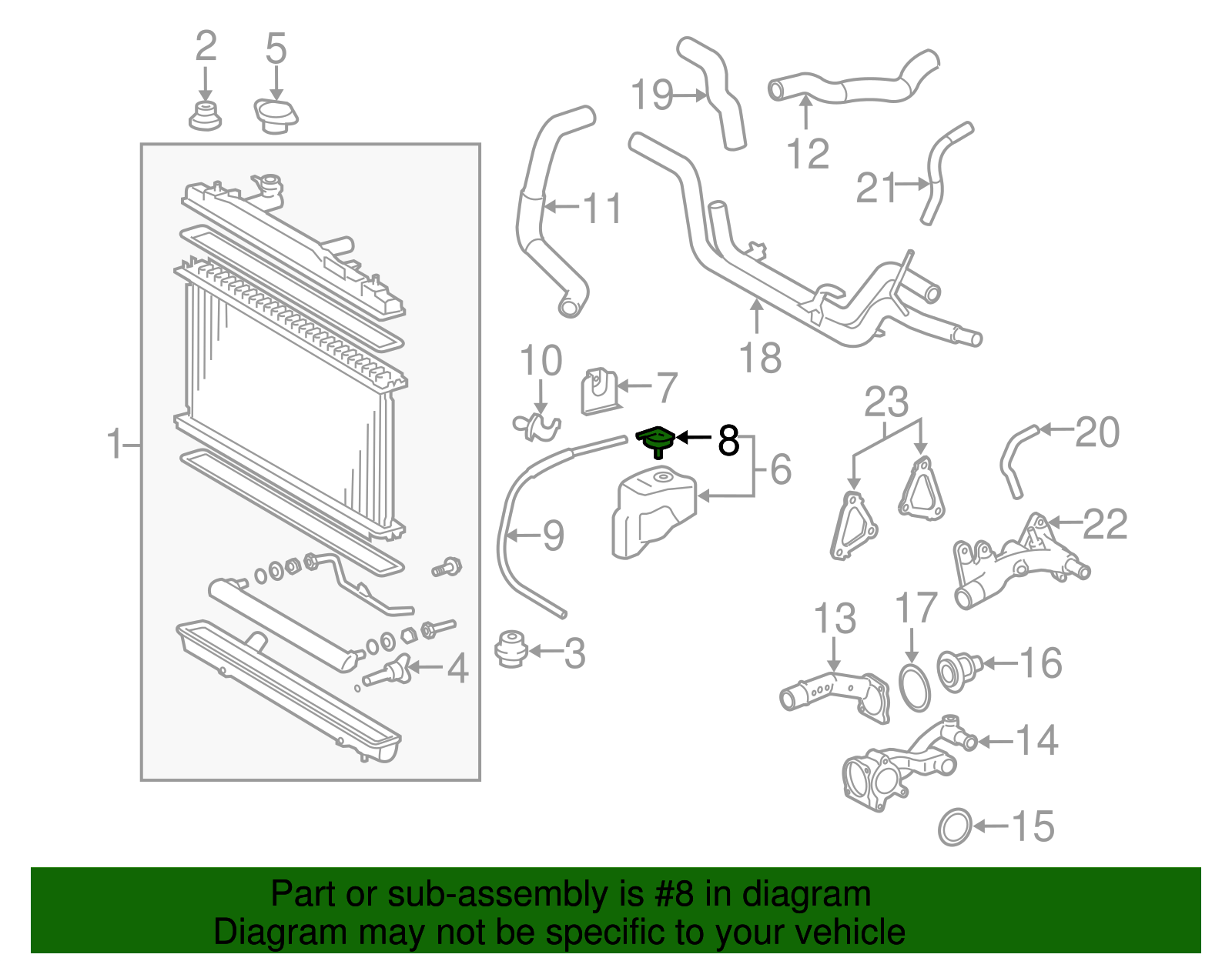 16471-AA010 - Reservoir Cap 2000-2015 Toyota | Longo Toyota Parts