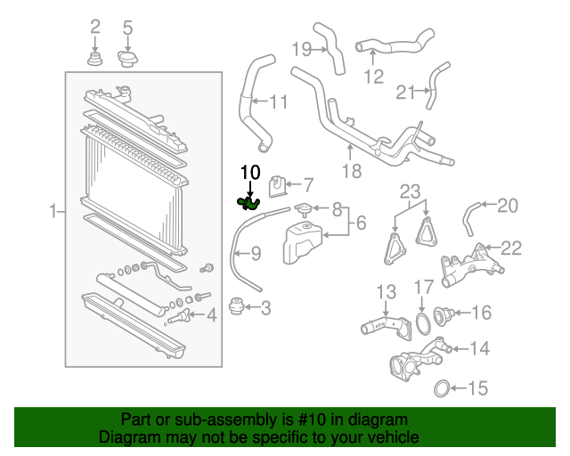 90469-12014 - Overflow Hose Clamp - 2002-2023 Toyota | OEM Genuine ...