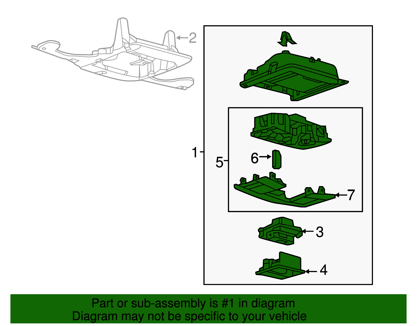 GB5Z-78519A70-CB - High-Quality Overhead Console for 2016-2019 Ford ...