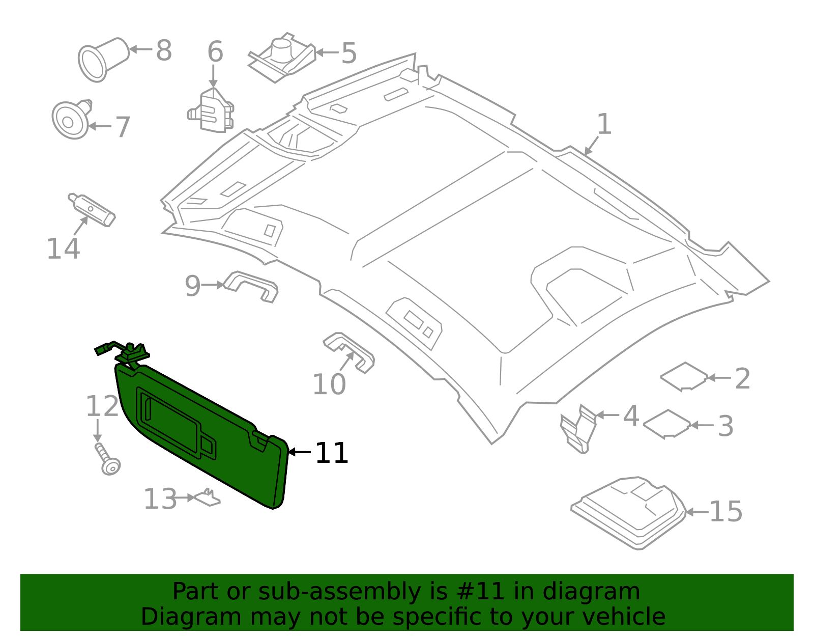 OEM Porsche Sun-Visor (9j1857552cos1) 2020-2024 Porsche Taycan | OEM ...