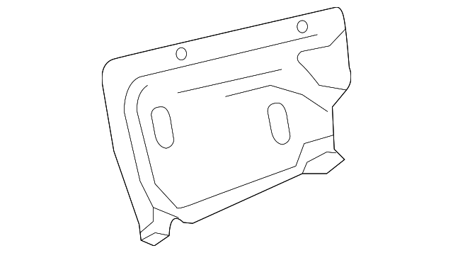 2015-2020 Mercedes-Benz Shielding 205-680-01-22 | Mercedes-Benz Parts
