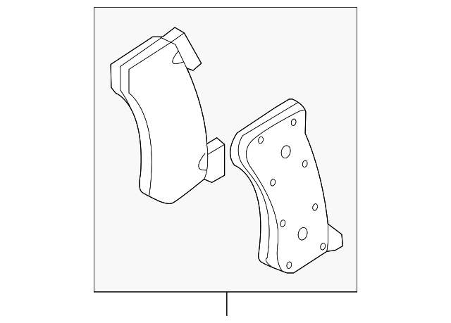 4H0-698-151-S - Brake Lining 2012-2018 Audi | Audi OEM Parts