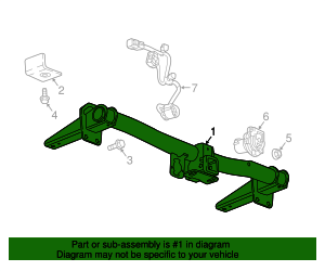 2018-2025 GM Trailer Hitch 84726075 GM | GMPartsDirect.com
