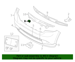 2011-2018 Mopar Lower Cover Clip 68078584ab | TascaParts.com
