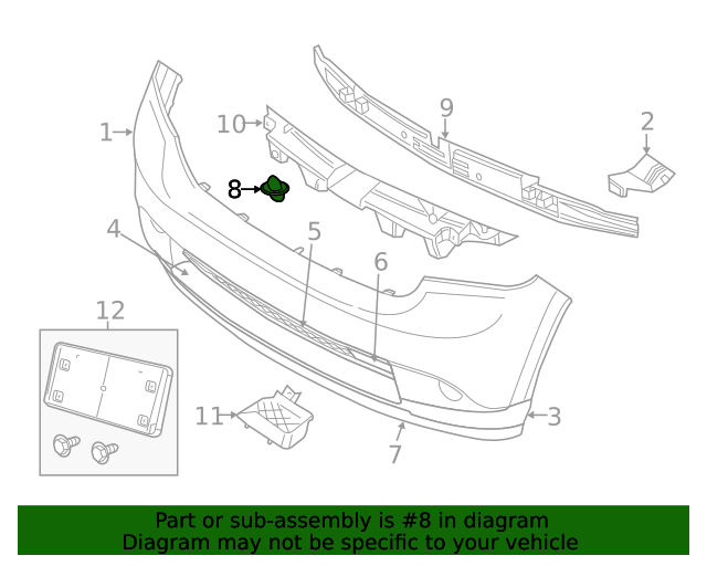 2011-2020 Mopar Front Bumper Beam 68306996AA | TascaParts.com