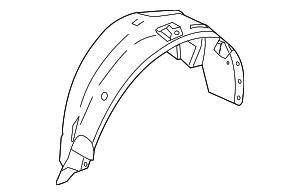 2007-2015 Ford Splash Shield - Passenger Side (RH) BT4Z-7828370-A ...