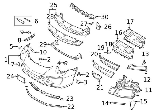 Genuine Porsche 991-505-983-05-G2X |991-2 911 (2017-2019) GTS/Sport ...