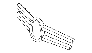 Grille - Part #218-885-13-23 | Mercedes Parts Center