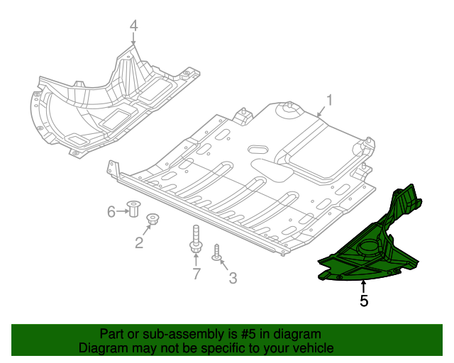 2014-2021 Ram Side Shield 68134778AA | Mopar Parts Canada