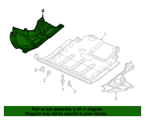 2014-2018 Ram Side Shield - Passenger Side (RH) 68134777AA | TascaParts.com