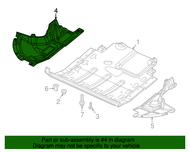 2014-2018 Ram Side Shield - Passenger Side (RH) 68134777AA | TascaParts.com